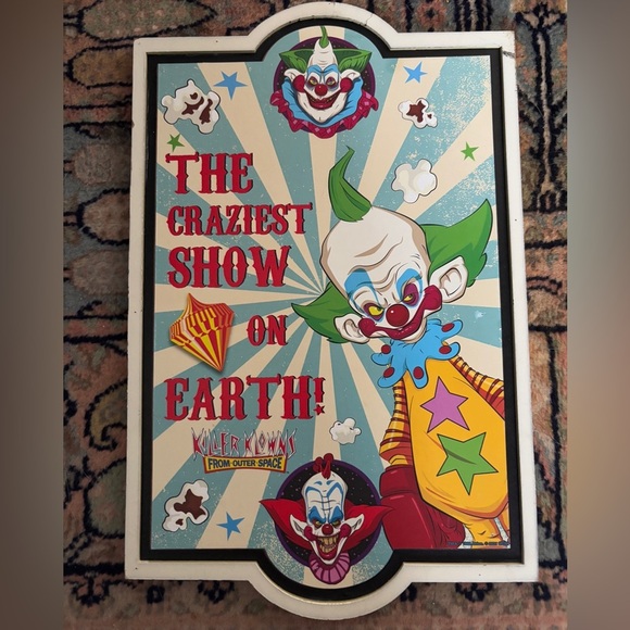 Orion London | Art | Retro Killer Klowns From Outer Space Sign | Poshmark